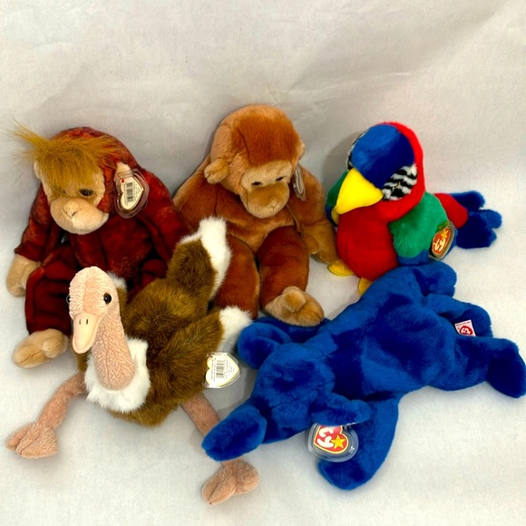 Ty | Toys | Ty Large Zoo Animals Vintage Bongo Stretch Jabber ...